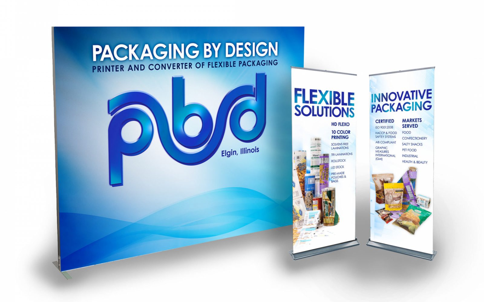 Trade Show Display for Packaging By Design in Elgin | Harvest Media